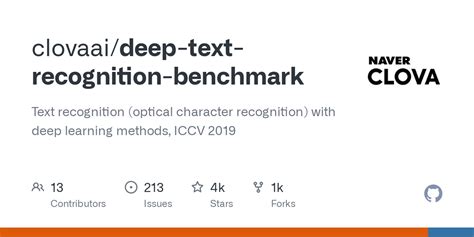 Github Clovaaideep Text Recognition Benchmark Text Recognition Optical Character