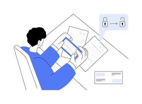 Industrial Espionage Abstract Concept Illustration 47231134 Vector Art