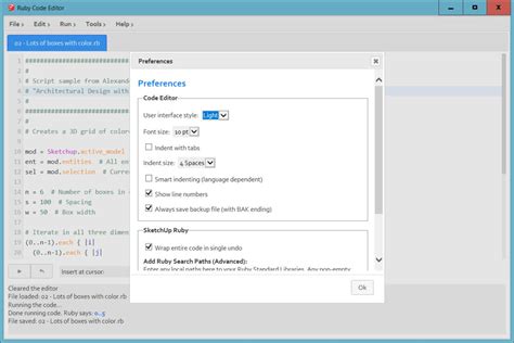 Sketchup Ruby Code Editor By As