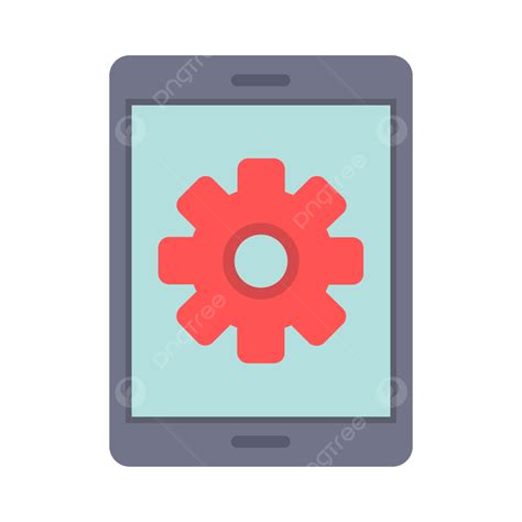 Settings Flat Icon Vector Device Mobile Settings Png And Vector With