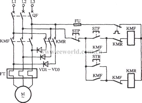 Forward Reverse 3 Phase Motor Wiring Diagram