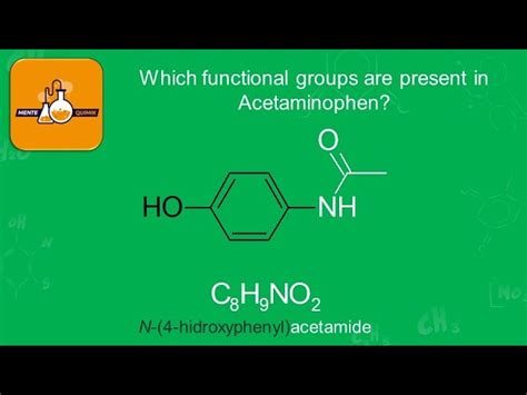 Acetaminophen Functional Groups