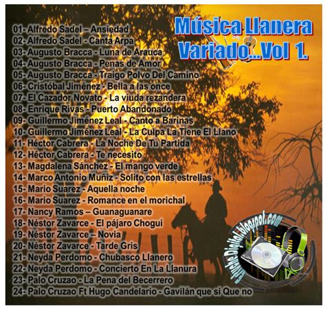 Estuche Digital Folclore Llanero Varios