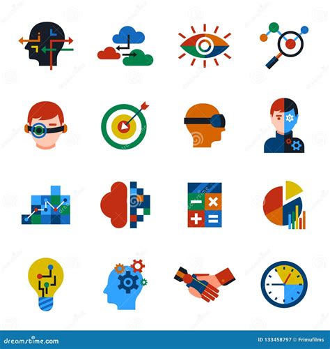 Digital Vector Augmented Analytics Stock Illustration Illustration Of