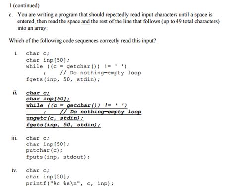 Solved You Are Writing A Program That Should Repeatedly Read