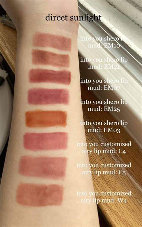 [c beauty] into you shero lip mud swatches r asianbeauty