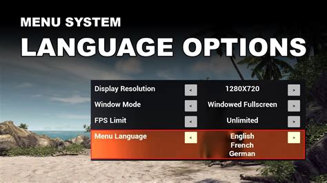 Unreal Engine 5 Menu Localization Part 2 Language Options Youtube