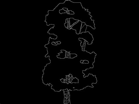 Tree Elevation Details In Dwg 252 Mb Cad Library