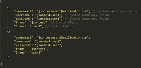 Json Users Import