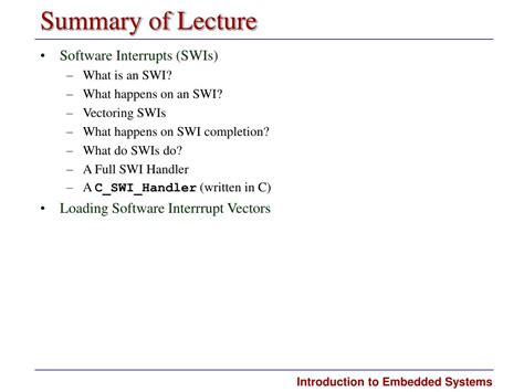 Ppt Arm Exception Handling And Software Interrupts Swi Powerpoint Presentation Id3207116