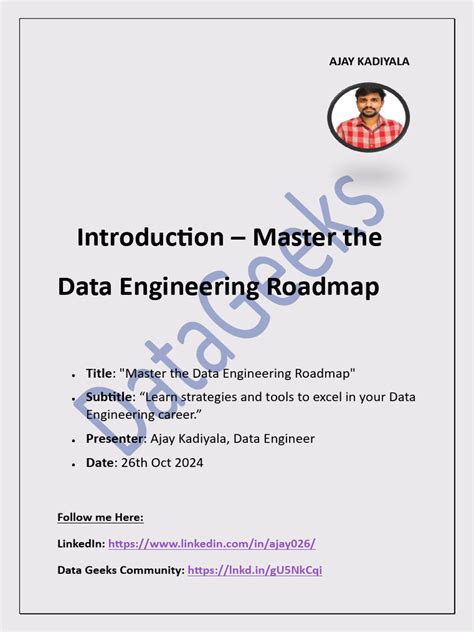 Complete Data Engineering Roadmap With Resources Pdf Apache Spark Information Technology