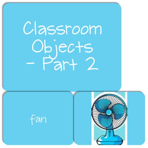 Classroom Objects Part 2 Match The Memory