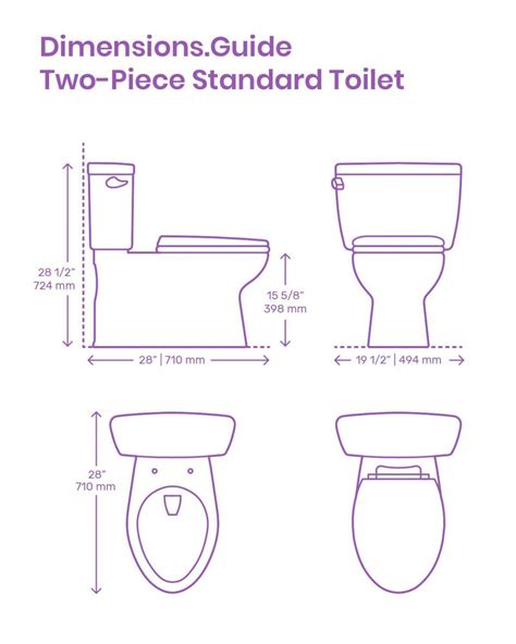 Toilet Dimensions Mm
