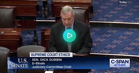 Senator Durbin Calls On Alito To Recuse And Roberts To Respond Album On Imgur