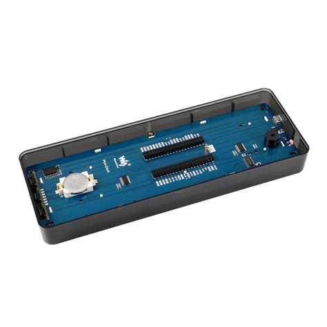 rectangle electronic clock for raspberry pi pico accurate rtc multi functions led digits