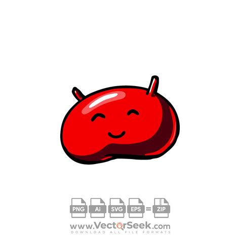 Android Jelly Bean Logo In Png Svg Vector Format Free Download