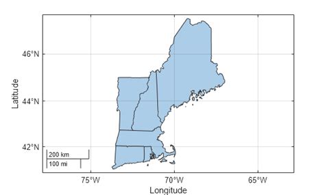 Geocode Get Shape Object From Geocoded Placename Matlab