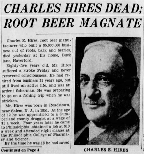 Charles Hires Dead Root Beer Magnate Part 1 ™