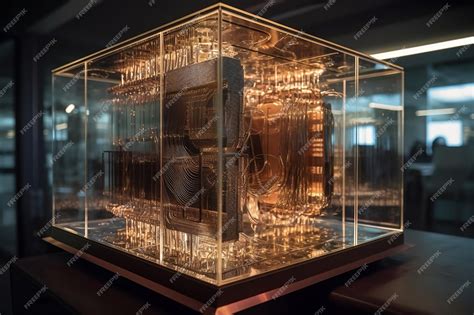 Premium Ai Image Quantum Computer 3d Render