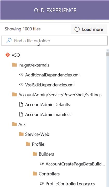 Streamlined Code And Work Items Search Vsts Sprint 124 Update