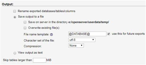 How To Create Database Backup Zemez Support