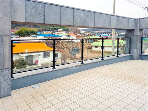 각파이프 유리난간 제품소개