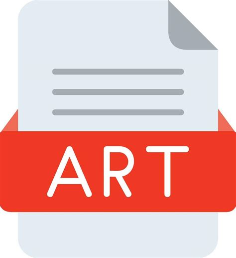 ART File Format Line Icon Vector Art At Vecteezy
