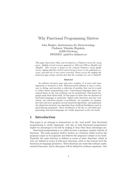 pdf why functional programming matters