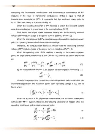 Methods Of Widely Adopted Maximum Power Point Tracking Control For Photovoltaic Systems PDF