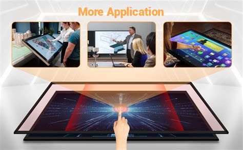 Senisway 55 Inch Multi Touch 10 Points Interactive Infrared Touch Frame IR Touch Screen Overlay