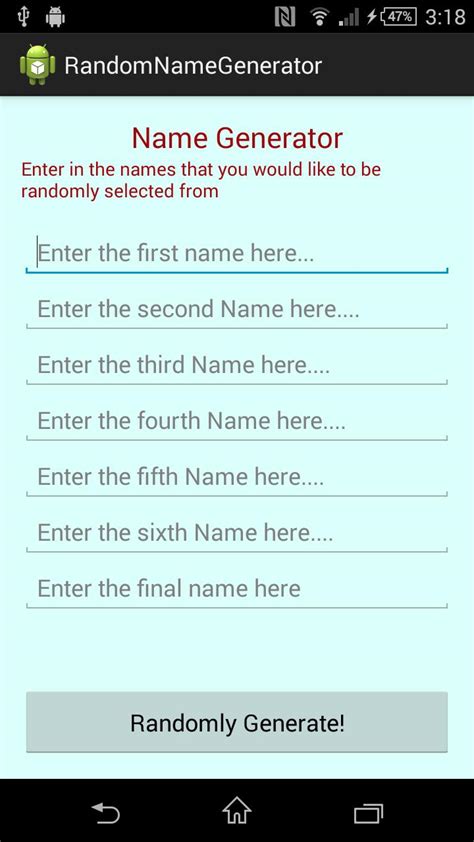 Random Name Generator Apk For Android Download