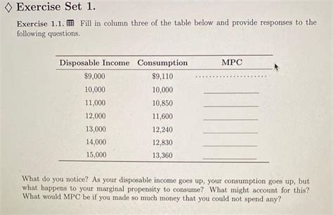 solved exercise set 1 exercise 1 1 fill in column three of
