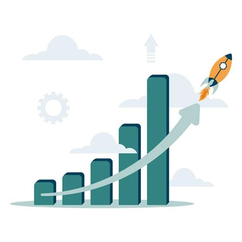 Exponential Growth Or Compound Interest Investment Wealth Or Earning