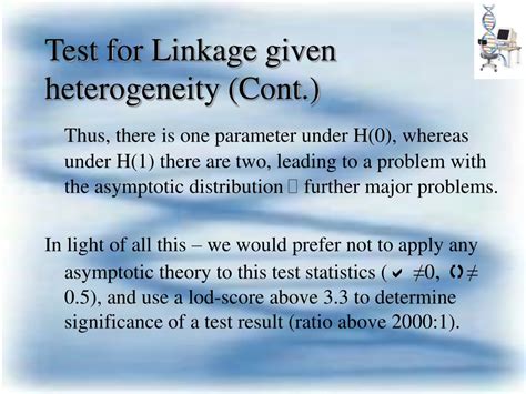 Ppt Understanding Genetic Heterogeneity In Linkage Analysis