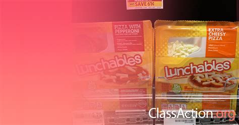 Lunchables Lawsuit Alleges Cracker Stackers Pizza Snacks Contaminated