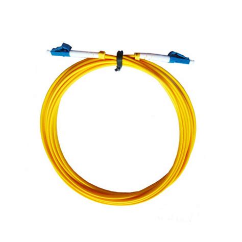 3 Meters Lcapc Single Mode Simplex Patch Cord Lszh Pvc Jacket
