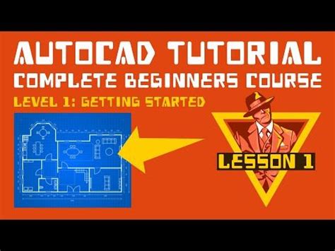 AutoCAD Tutorial Lesson Complete Beginners Course Autocad Tutorial Autocad Tutorial