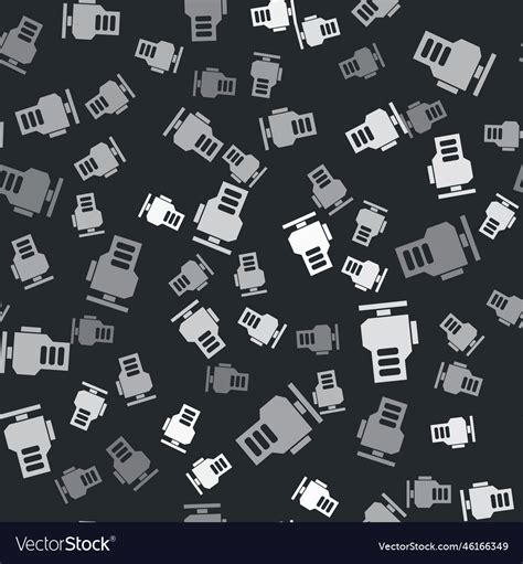 grey check engine icon isolated seamless pattern vector image