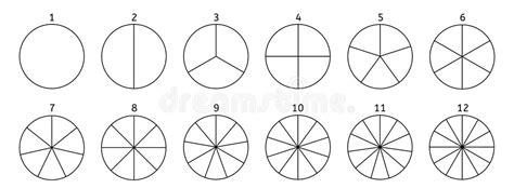 12 Segment Circle Stock Illustrations 166 12 Segment Circle Stock