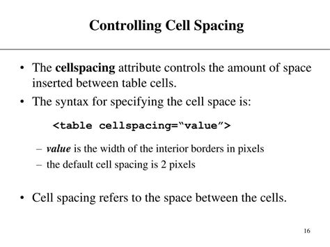 Ppt Using Html Tables Powerpoint Presentation Free Download Id179796