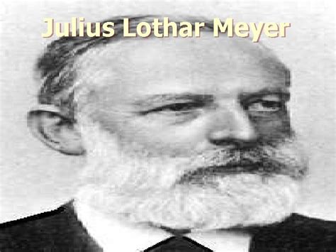 Julius Lothar Meyer N Em 1864 Lothar Meyer