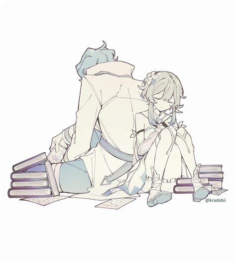 Lumine And Dottore Genshin Impact Drawn By Kradebii Danbooru