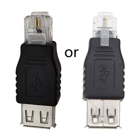Usb A Male To Rj11 Adapter 6p2c Connector Usb Transfer Lan Network Plug Ethernet Lan Converter
