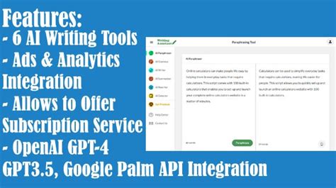 grammarly quillbot similar writing ai toolset script small php scripts