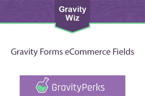 Gravity Forms eCommerce Fields v1 2 25 плагин электронной коммерции