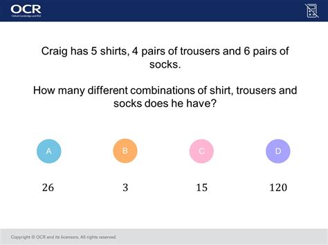 Systematic Listing Strategies Foundation Higher Gcse Maths Question Of The Week On Mr Barton