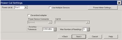 Guided Power Calibration