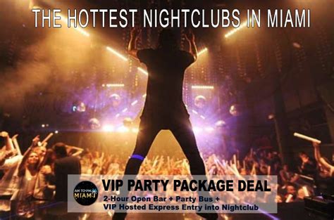 Miamis 1 Vip Party Package Event Ticket Open Bar Party Bus