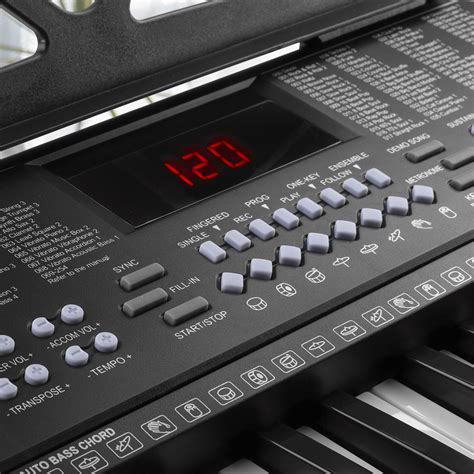 Max Kb4 61 Key Electronic Keyboard For Beginners Dj City