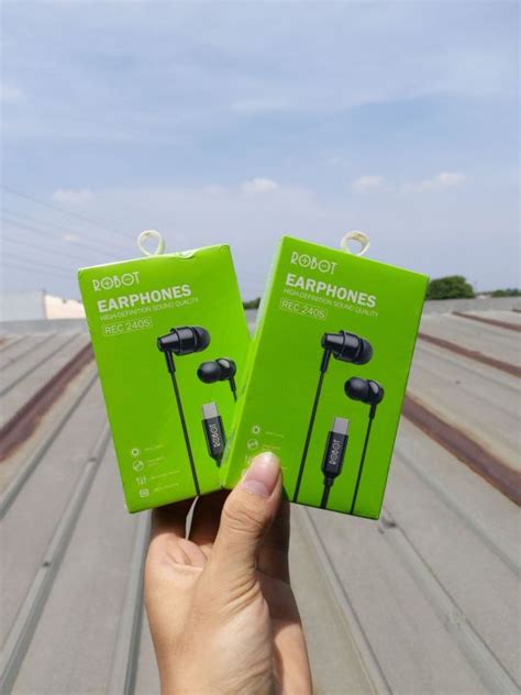 Robot Rec S Earphones High Definition Sound Quality Metal Cavity Lazada Indonesia